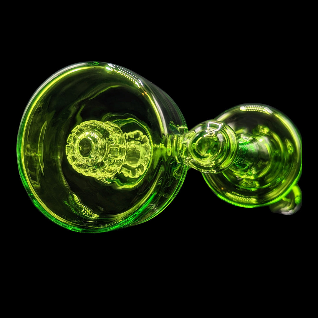Biao T - Double Perc Recycler (Green) – Glass Art RVA