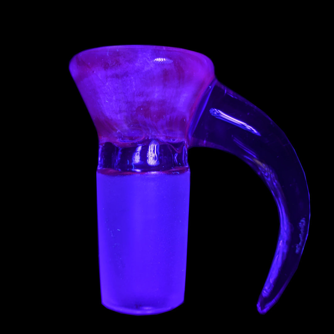Welch Glass - 18mm Slide #17 (Mischief over White Satin) – Glass Art RVA
